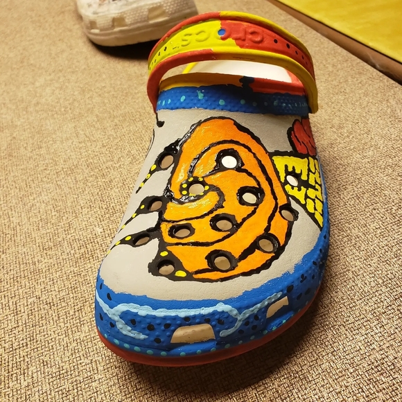 CROCS | Shoes | Custom Crocks There Really Comfy And Look Cool | Poshmark